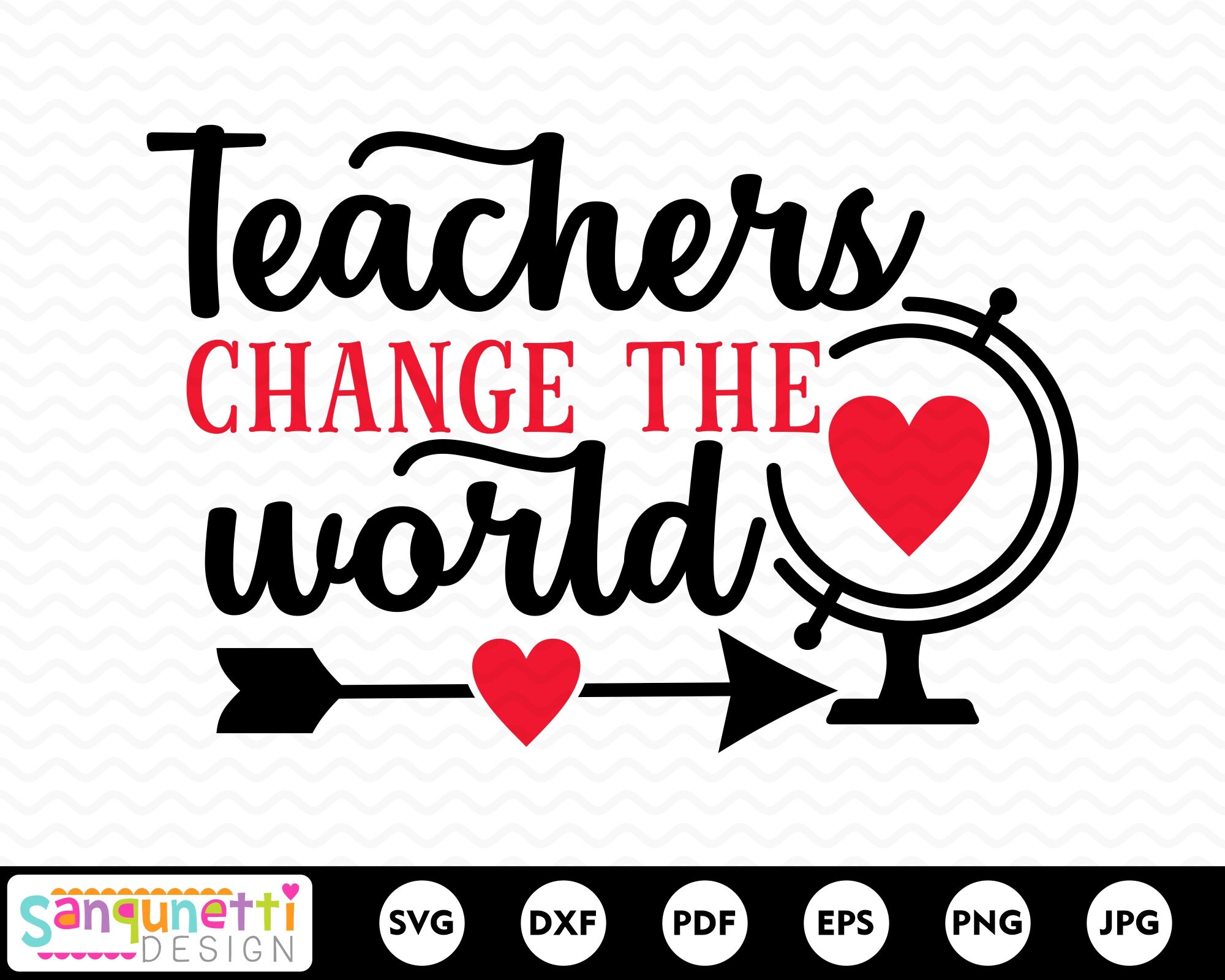 Teachers Change the World SVG Teacher Appreciation School | Etsy