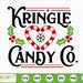 Kringle Candy Co SVG Christmas Sign Cutting File Candy Cane - Etsy