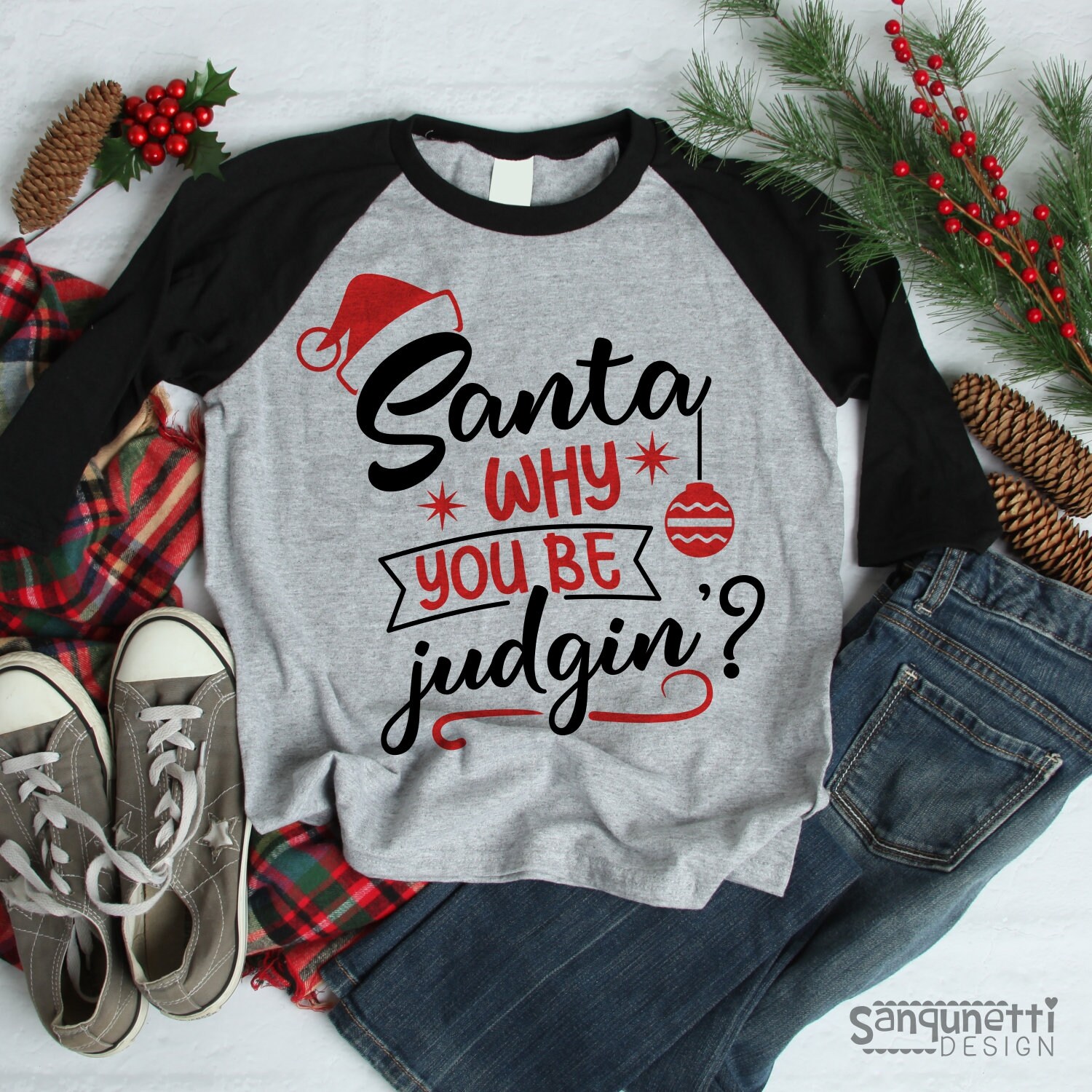 Santa Why You Be Judgin SVG Christmas Svg Funny Holiday Cut | Etsy