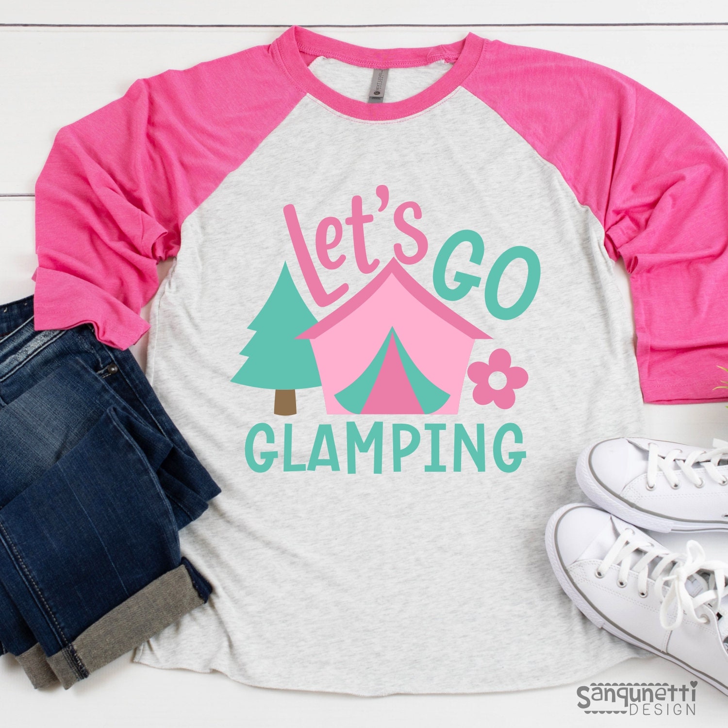 Lets Go Glamping Camping Svg Girls Summer Digital Art Etsy Hong Kong