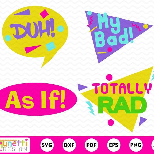 80s Sayings Svg - Etsy
