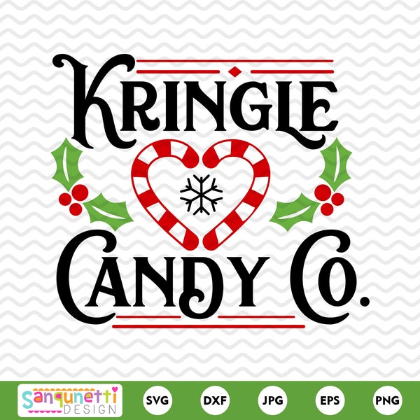 Kringle Candy Co Svg - Etsy