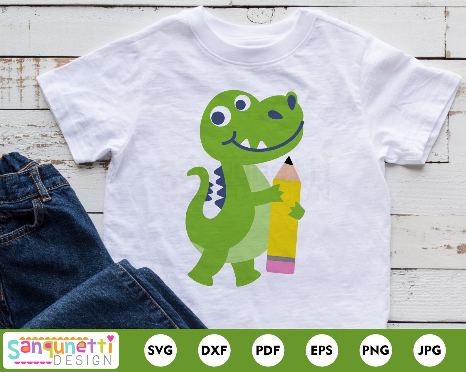 Back to School Dinosaur Svg Dino Cut File for Silhouette and | Etsy