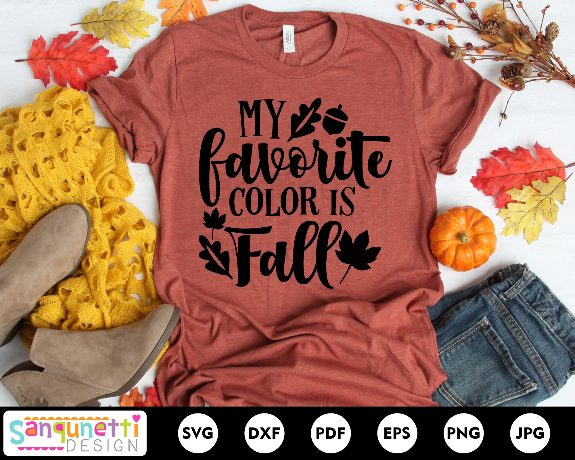 My favorite color is fall svg autumn svg fall quote svg | Etsy