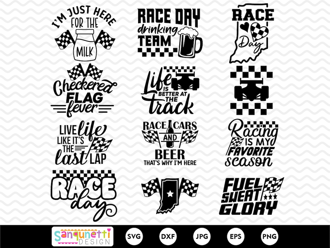 Racing SVG Bundle, Race Car SVG and PNG Designs - Etsy