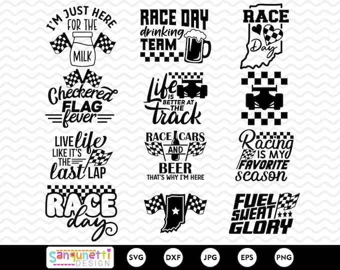 Racing SVG Bundle, Race Car SVG and PNG Designs - Etsy Canada