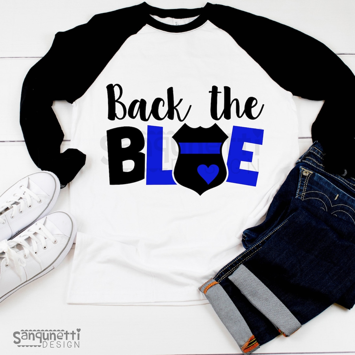 Back the Blue Police Support Png Jpg Dxf Svg Thin Blue Line - Etsy