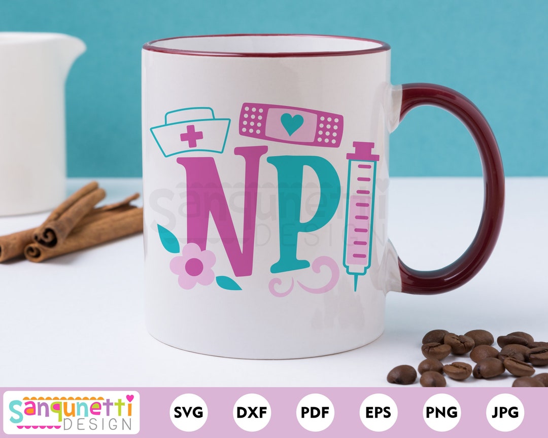 NP Nurse Practitioner SVG, Nursing Cutting Files, Medical Svg - Etsy