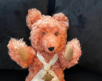 Steiff Teddy Bear Limited Edition Brown Leather Collar 038266 - Etsy