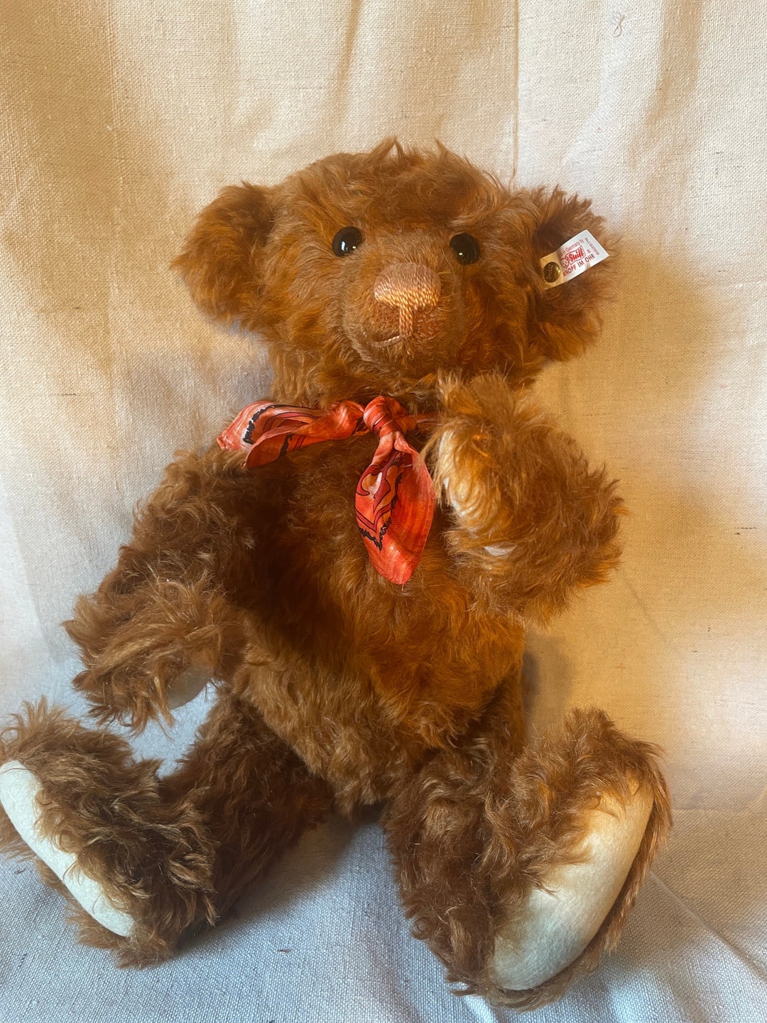 Steiff Raffles Teddy Bear LED - Etsy