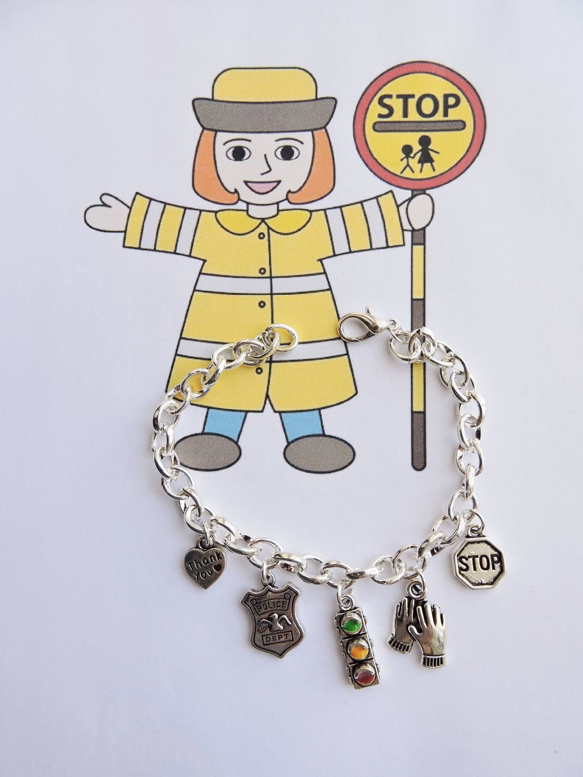 School Crossing Guard Bracelet, School Crossing Guard Gift, Traffic ...