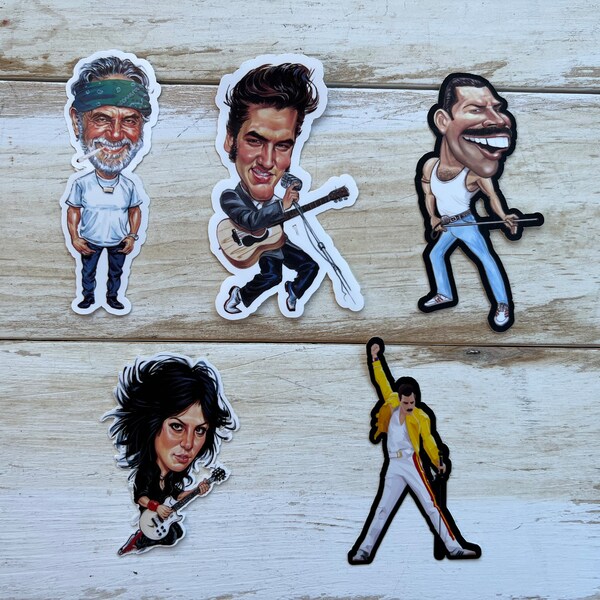 Rock Band Stickers - Etsy