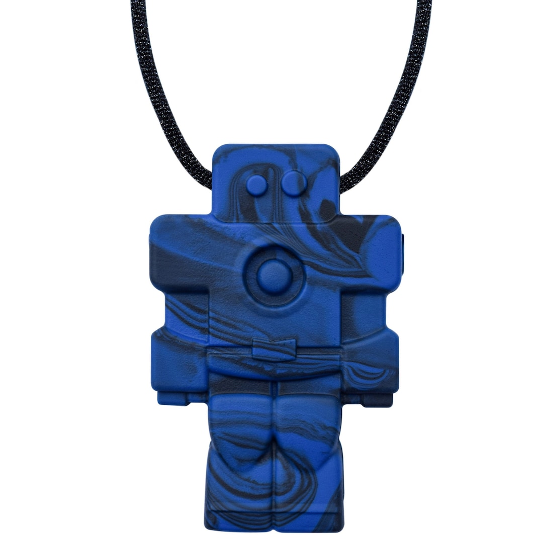 Munchables Robot Sensory Chew Necklace Chewelry for Children - Etsy