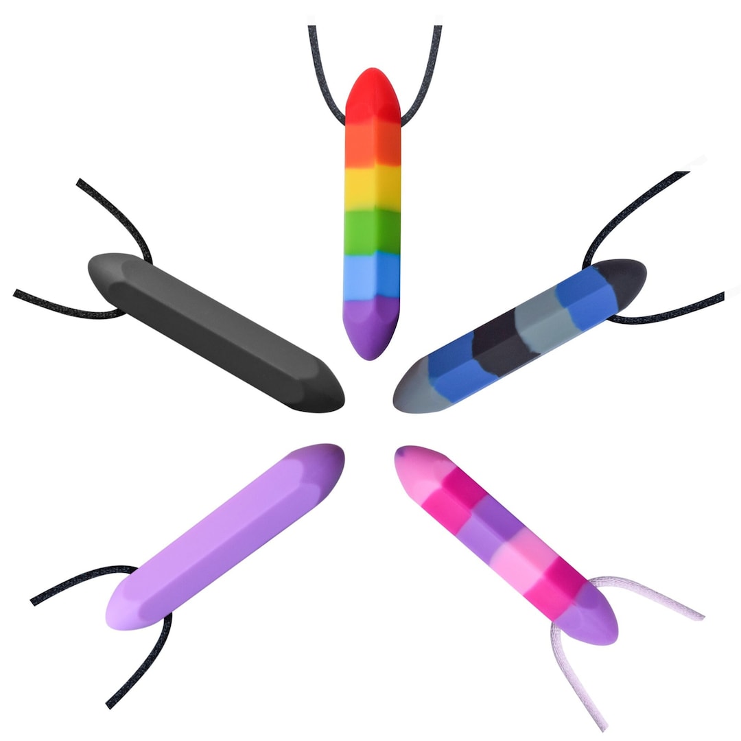 Munchables Crystal Chewelry Necklace (mild Chew) - Etsy