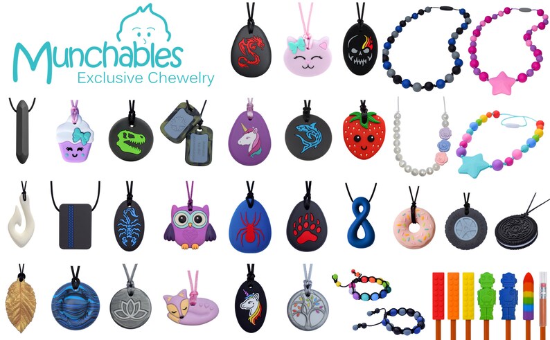 Clearance - Autism Sensory Chewelry Necklace – Oral Seekers, ADHD ...