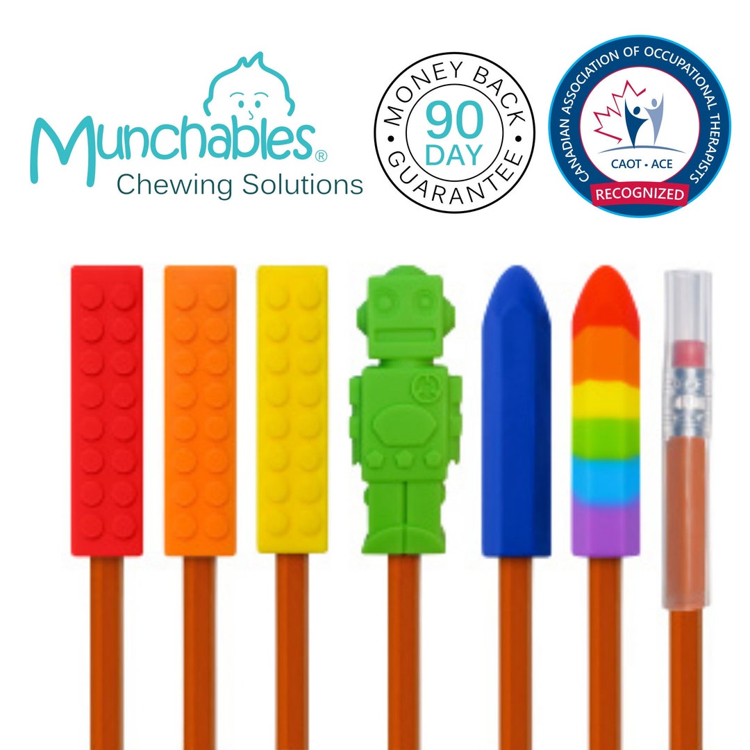 Munchables Chewelry Chewable Pencil Toppers - Etsy