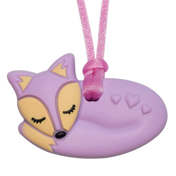 Munchables Fox Sensory Chewelry for Children and Adults With Autism ADHD or Special Needs Etsy Canada