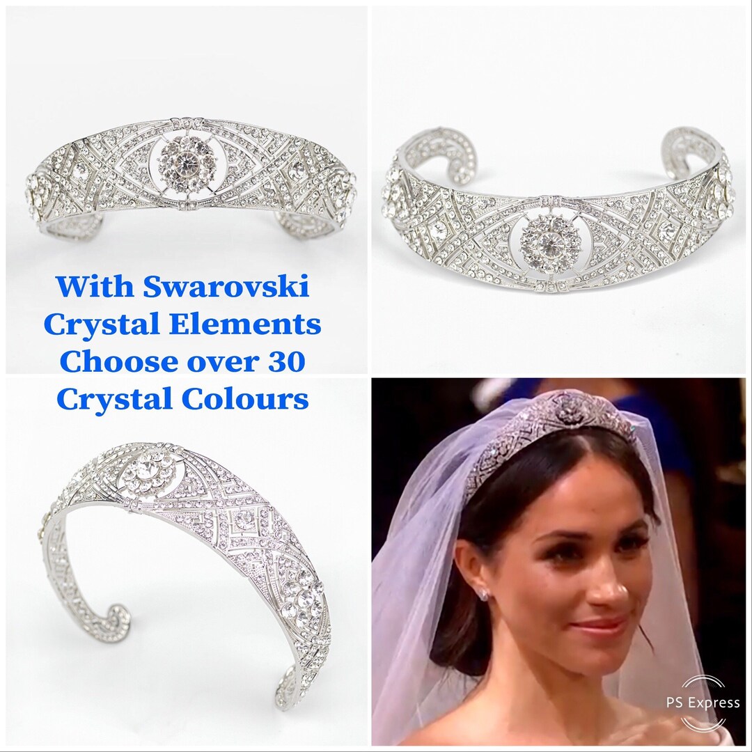 Meghan Markle Wedding Tiara Hand Made With Swarovski and Preciosa ...
