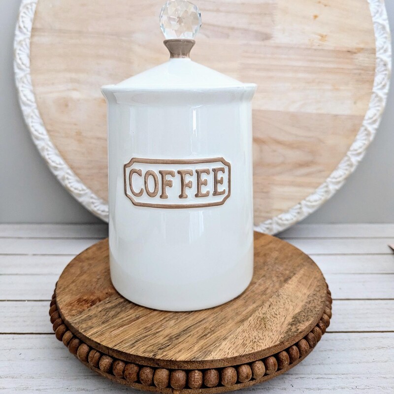 Ceramic Coffee Canister - Etsy