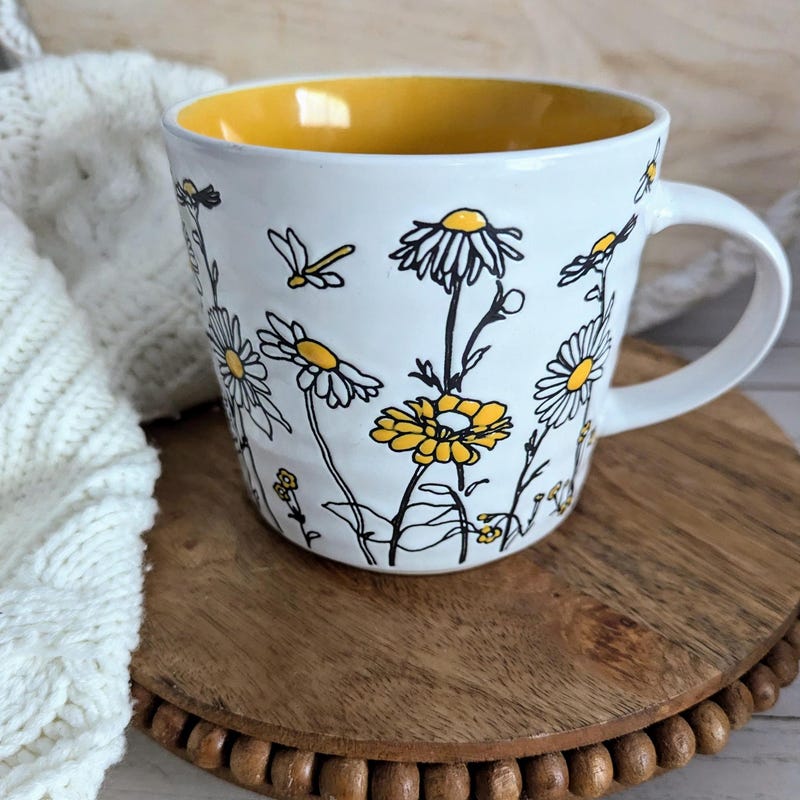 Daisy Mug - Etsy