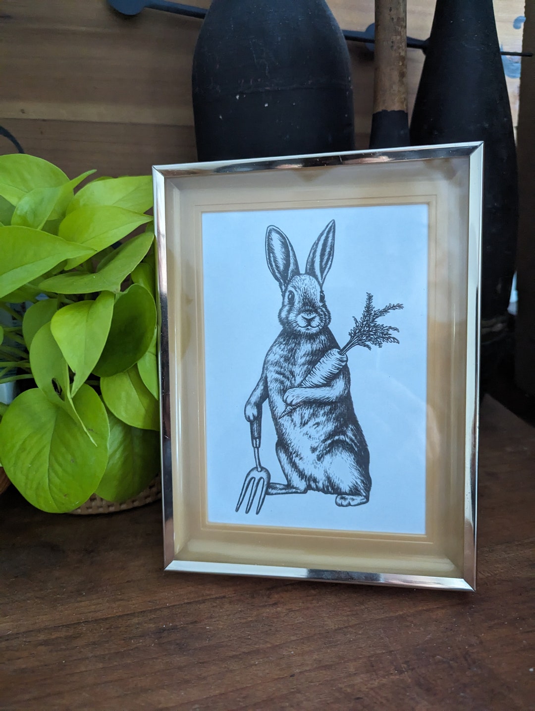 5x7 Gold Shadow Box Picture Frame , Vintage Gold Tabletop Photo Holder ...