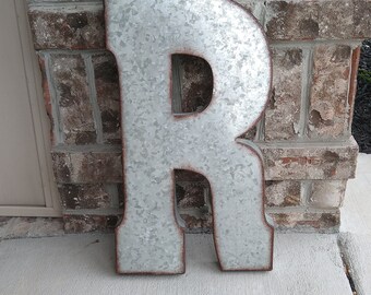 Large Metal Letter | Etsy