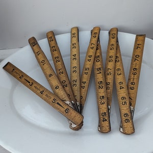 Vintage Sparton Wood Folding Ruler , Carpenters Wood Heavy Duty ...