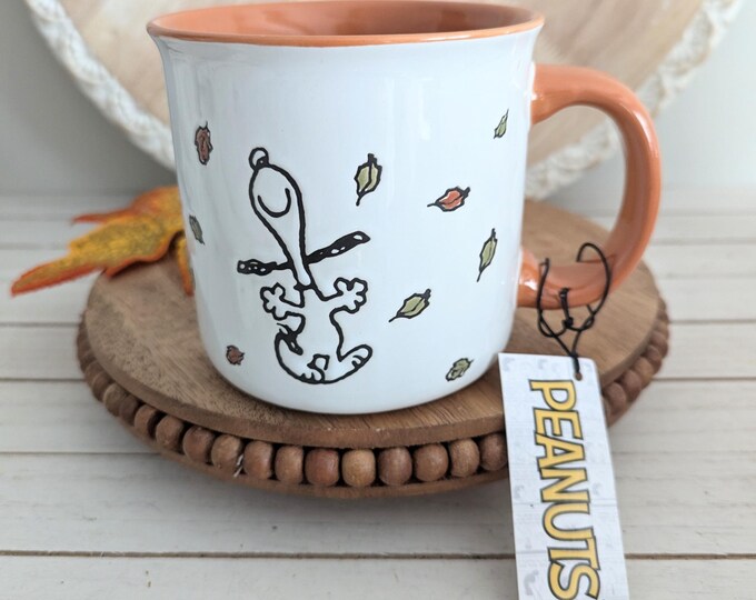 Snoopy by Peanuts Mug Cup , 21 Ounce "hello Fall" Soup Mug , Snoopy ...