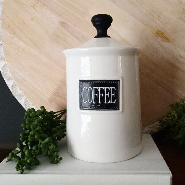 Ceramic Kitchen Canisters - Etsy