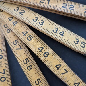 Vintage Sparton Wood Folding Ruler , Carpenters Wood Heavy Duty ...
