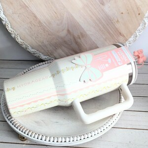 Hydrapeak Coquette Pattern Bow Topper Metal Tumbler Stainless Steel ...