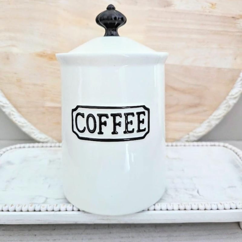 Ceramic Coffee Container - Etsy
