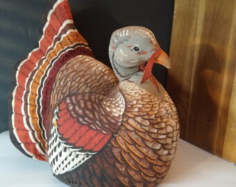 Stuffed Fabric Turkey - Etsy