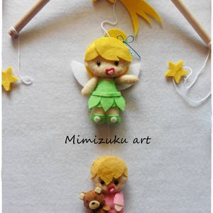 Peter Pan Felt Mobile, Newborn Gift for Babyshower, Felt Mobile Gift ...