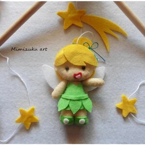Peter Pan Felt Mobile, Newborn Gift for Babyshower, Felt Mobile Gift ...