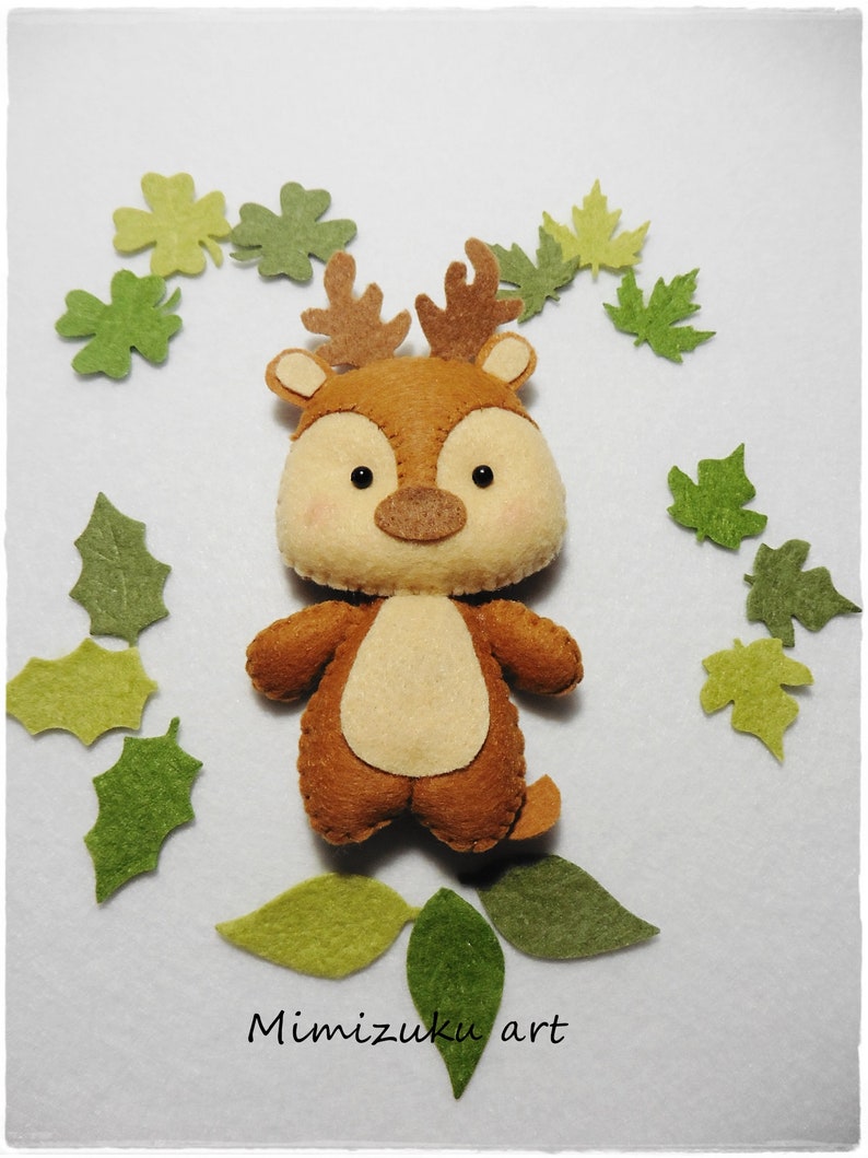 Woodland Felt Mobile Forest Felt Mobile Newborn Gift for - Etsy