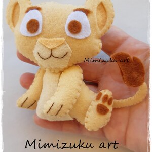 The Lion King Baby Felt Mobile, Felt Mobile Gift for Baby, Newborn Gift ...