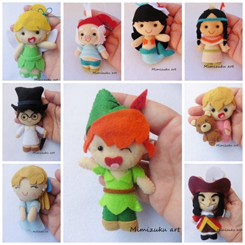 Peter Pan Felt Mobile Newborn Gift for Babyshower Felt - Etsy