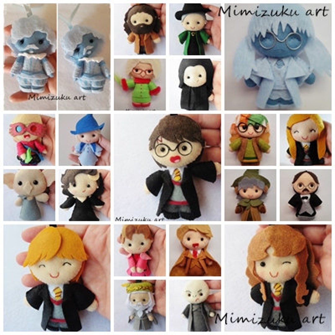 Wizard Christmas Ornaments, Wizard Ornaments, Christmas Felt Ornaments ...