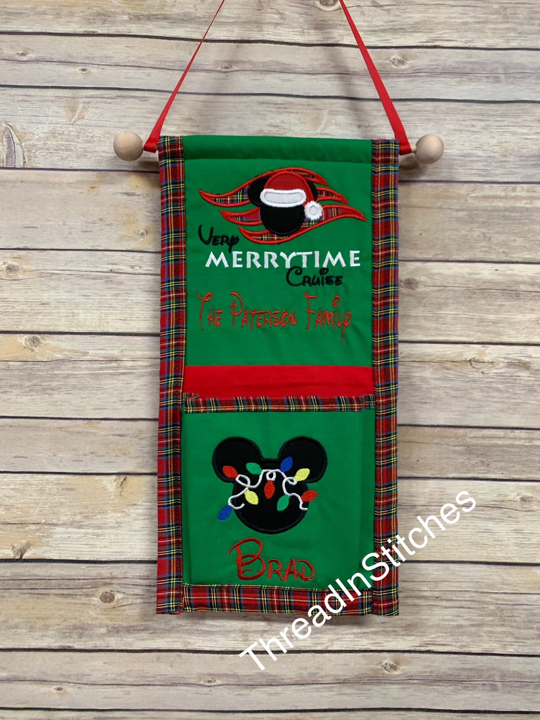 Christmas Plaid Fish Extender - Etsy
