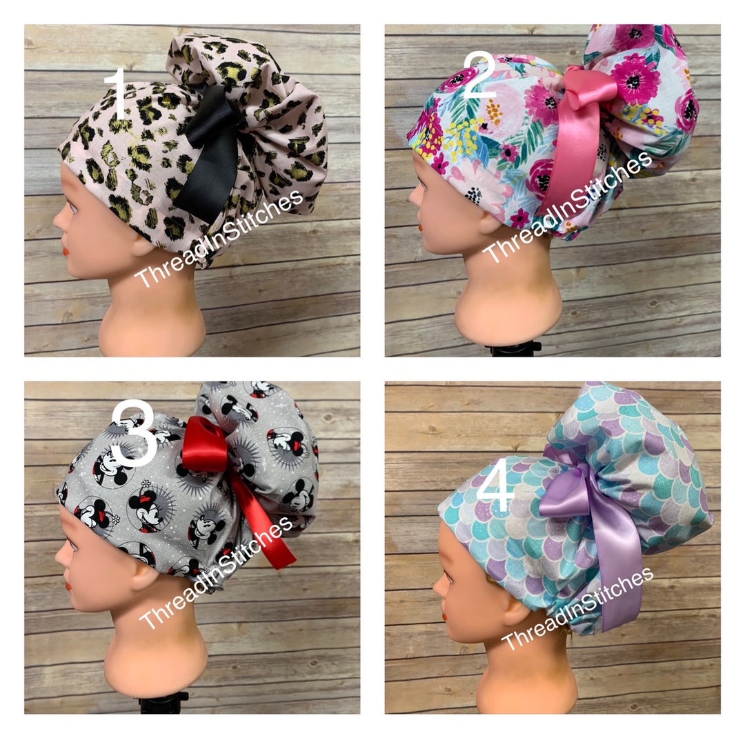 High Bun Scrub Cap Hat, Bun Scrub Hat - Etsy