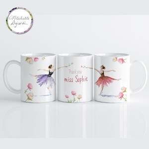Ballet Mug Gift for Dance Teacher Birthday Gift for Ballerina ...