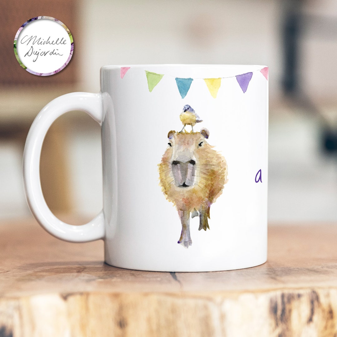 Capybara Birthday Mug Funny Animal Capybara Lover Gift Capy Decoration ...