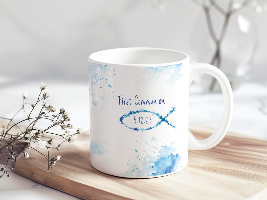 First Communion Cup Personalized Communion Gift Name Christian Mug 1st ...