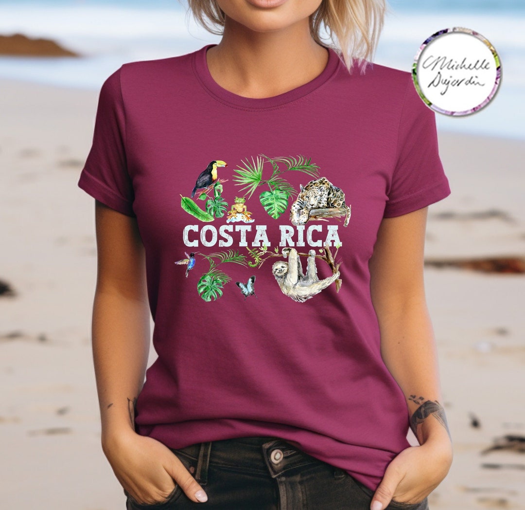 Costa Rica Shirt Pura Vida T-shirt Unisex Wildlife Costa Rica Vacation ...