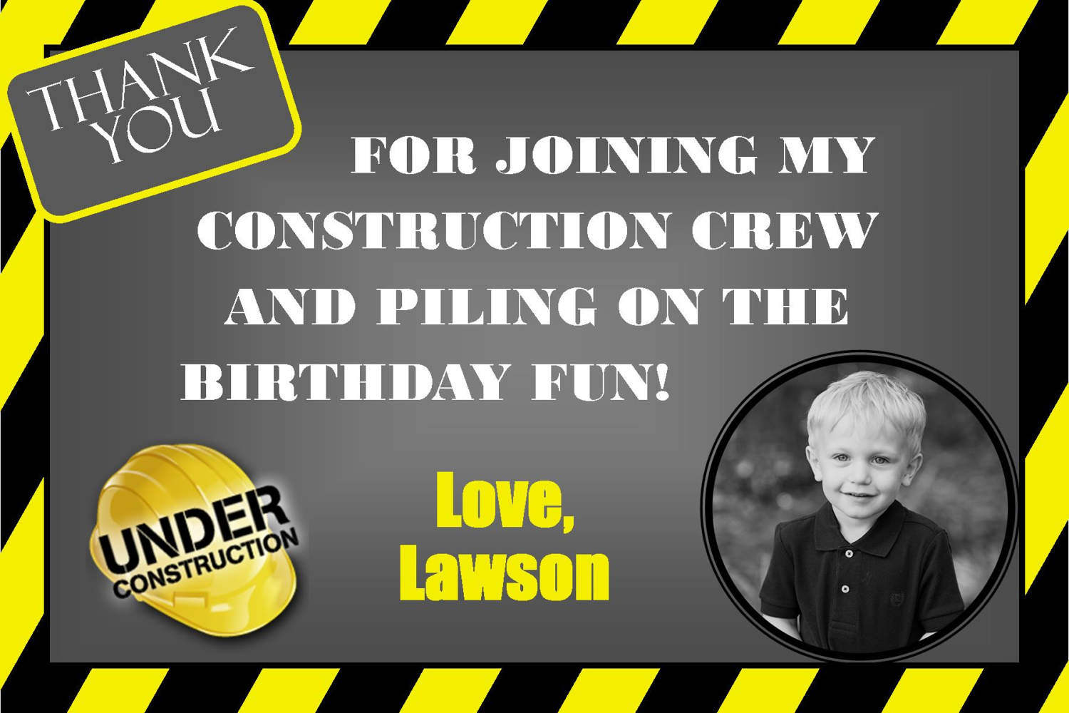 Construction Birthday Package - Etsy