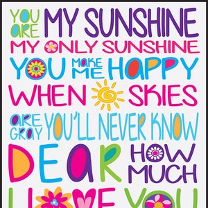 Custom Cork Board - You Are My Sunshine Design Bulletin Board, Pin ...