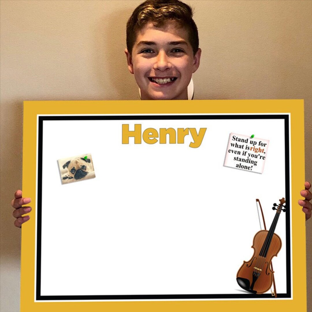 Cork Bulletin Boards With Musical Instruments Designs - Violin, Guitar ...