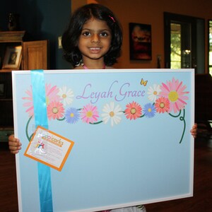 Cork Bulletin Boards for Girls' Room - Garland of Flowers Design, Pin ...