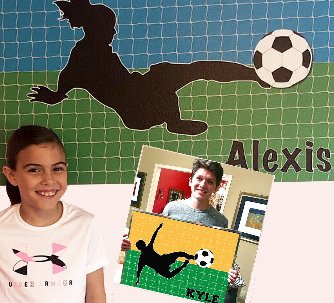 Custom Cork Boards - Soccer Players Design (male and Female Versions ...